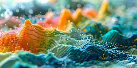 Innovative Conceptual Visualization Of Marketing Data Stock Illustration Illustration Of