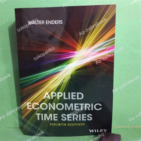 Jual Buku Applied Econometric Time Series Shopee Indonesia
