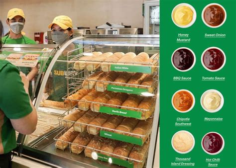 Your Guide To Subway Bread Choices And Sauce Options