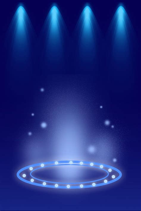 Effet De Lumière Bleue Png