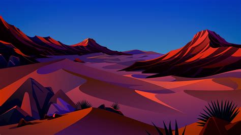 Macos Big Sur Wallpaper 4k Sunset Dark Mode 5k