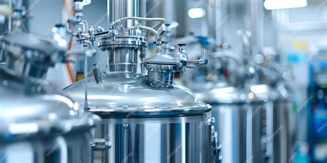 Image Of Pharmaceutical Bioreactor Manufacturing Equipment Concept