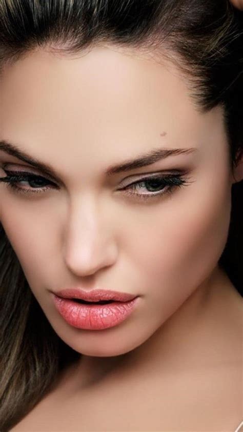 X Angelina Jolie Celebrities Photoshoot Face For Iphone Wallpaper