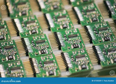 Stack Of Microchips Royalty Free Stock Images Image