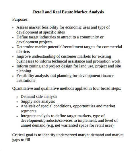 Target Market Analysis Example Target Market Analysis Example