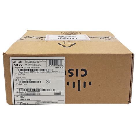 Cisco 6825 Ip Dect Bundle With Multi Cell Base Station Cp 6825 3pc Bun Na