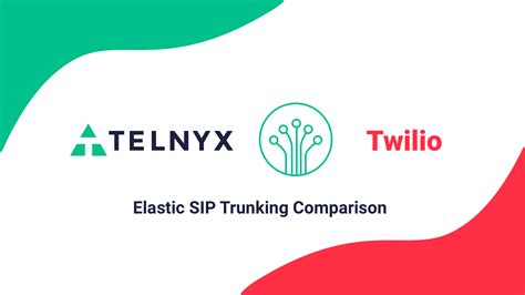 telnyx vs twilio for elastic sip trunking comparison