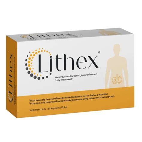Lithex 60 Kapsułek Kamica Nerkowa Układ Moczowy DolegliwoŚci