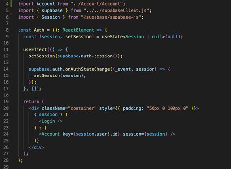 Typescript Session Types · Supabase · Discussion 2222 · Github