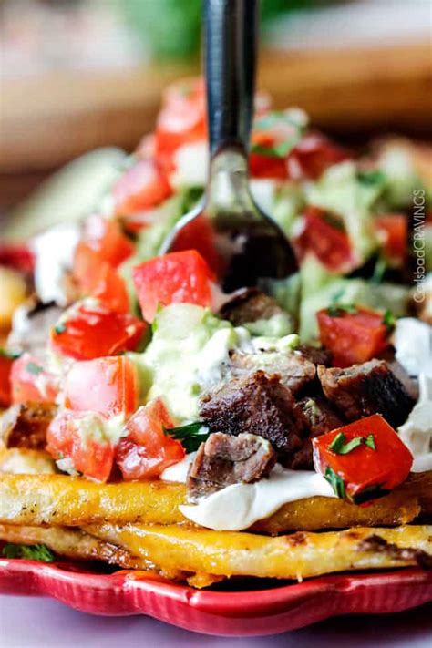 Carne Asada Fries Aka The Best Cheesy Mexican Steak Fries