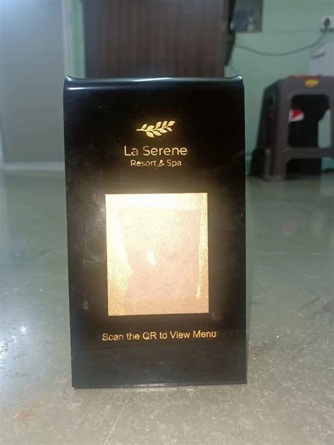 Acrylic QR Code Menu Stand At Rs Piece In Navi Mumbai ID