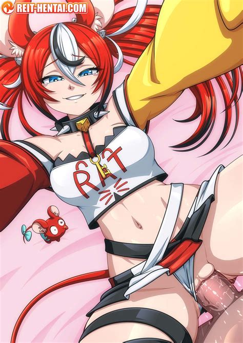 Captured Rat Illustration Of Hakos Baelz Hololive Vtubers Reit Hentai