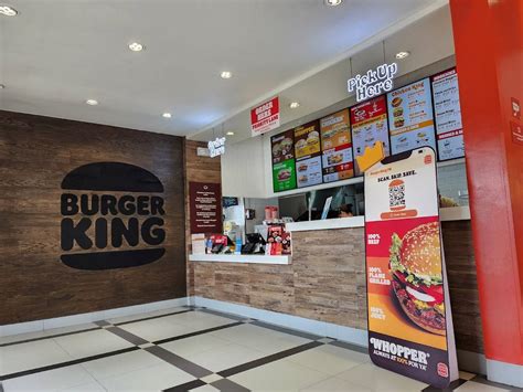 Menu At Burger King Alabang West Restaurant Las Pinas