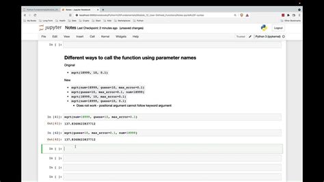 06 Different Ways To Call The Function Using Parameter Names Youtube