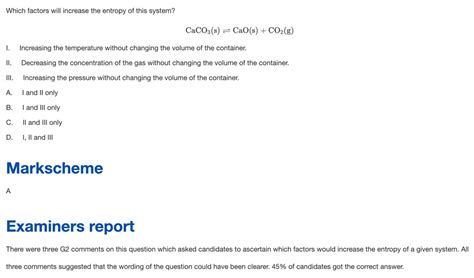 How Does The Concentration Of A Gas Affect The Entropy Of A System In A