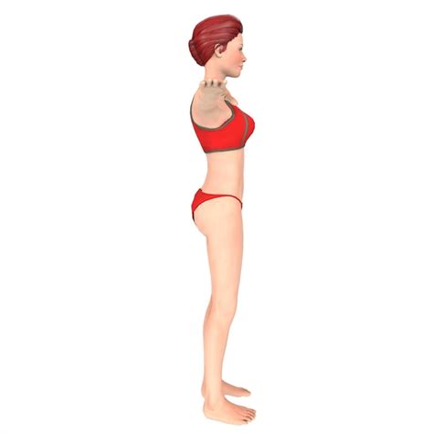 Premium Photo Dancer Girl 3d Modelling