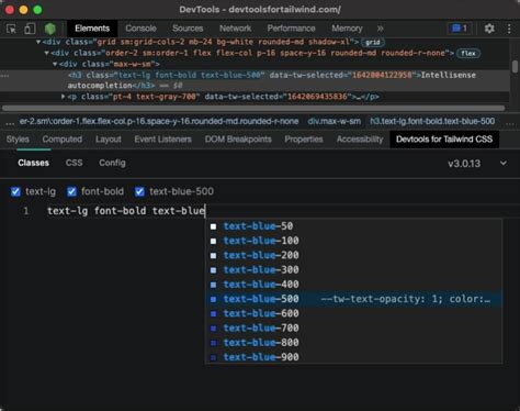 Devtools For Tailwind Tailkits