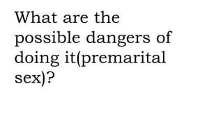 Pre Marital Sex PPTX