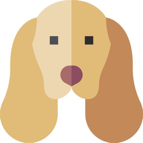 Cocker Spaniel Basic Straight Flat Icon