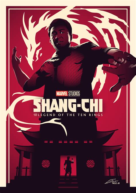 Marvel Shang Chi Poster Art Poster By Rico Jr