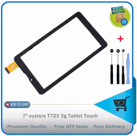 3 PCS 터치 스크린 디지타이저 7 "굴 T72X 3g 태블릿 터치 패널 유리 FHF070076 + DIY 도구 추적 아니 ...