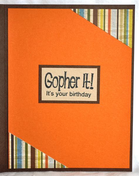 Dats My Style Gopher It Birthday Card