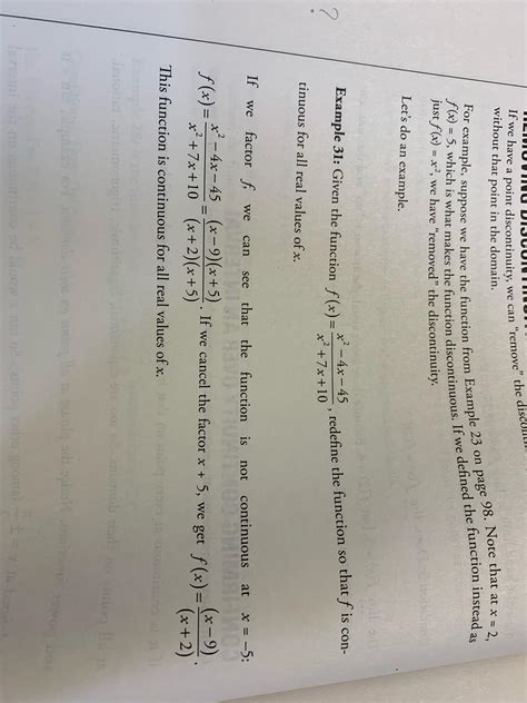 Wont The Graph Be Discontinued At X 2 Too Eg 31 R Apcalculus