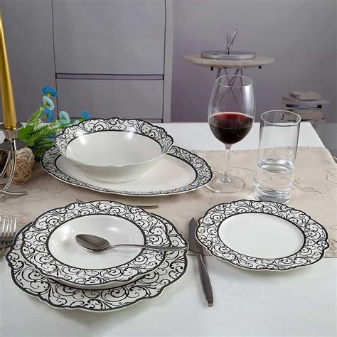 Порцеланов сервиз за хранене 20 части Lux Grey Perfect Candle Създай домашен уют и комфорт