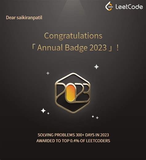 saikiran patil on linkedin 🚀 leetcode 2023 rewind 🚀 total accepted submissions 1268 total…