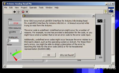 Labview与arduino连接不上，报错5003的解决办法。lifa Com Io Fails With 5003 Timeout Error 知乎