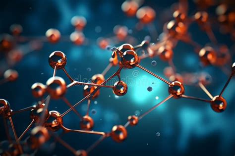 Science Molecular Structure Background With Atom Molecule Medical