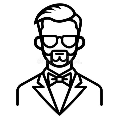 Groom Icon Or Modern Line Symbol Vector Line Art And Icon Design With