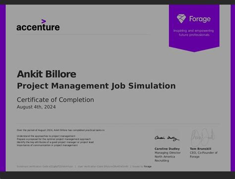 Ankit Billore On Linkedin Projectmanagement Professionaldevelopment Accenture Forage