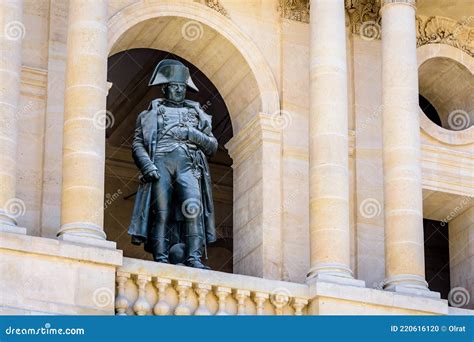 Statue Of Napoleon Bonaparte In The Invalides In Paris Editorial Image