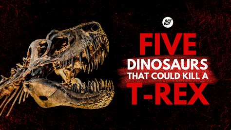 Five Dinosaurs That Could Kill A T Rex