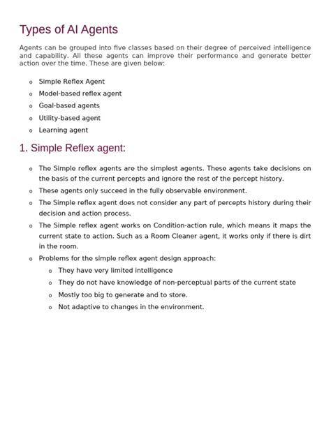 Ai Intelligent Agents Pdf Artificial Intelligence Intelligence Ai And Semantics