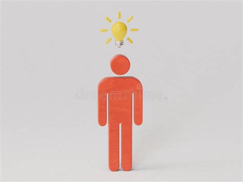 Wooden Figure With Drawing Light Bulbn With Question Mark Problem Solving And Creative Idea