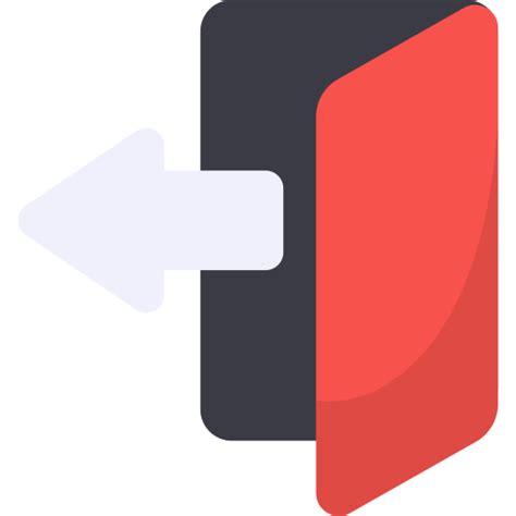 로그 아웃 아이콘 Generic Color Fill Freepik