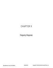 Freqency Response Ppt CHAPTER 9 Frequency Response Microelectronic Circuits Sixth Edition