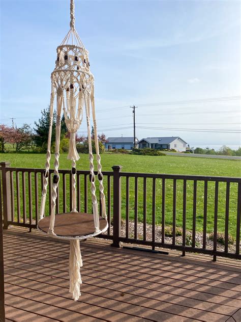 Macramé Hanging Table Moody Macrame