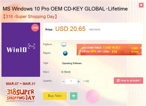 Get Windows 10 Lifetime License For 15 Office For 26 Enjoy 3 18 Super Shopping Day With