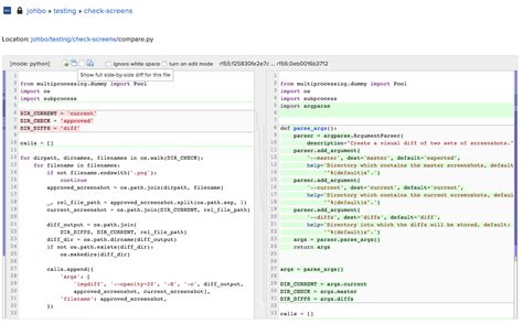 Reviewing Diffs — Rhodecode Enterprise 4271 4271 Documentation