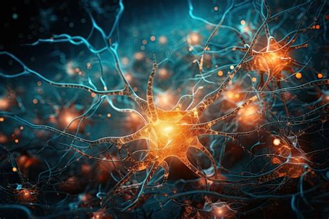 Premium Ai Image Digital Rendering Of A Human Brain Generative Ai