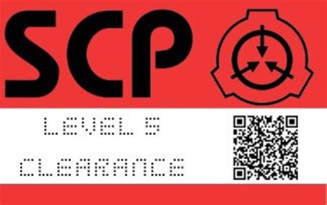SCP Foundation Secret Laboratory Version Secure Access ID Card Etsy