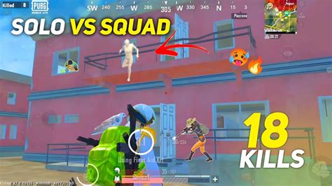 Fastest 1v4 Clutches Gameplay🔥🥵 Solo Vs Squad Pubg Mobile Lite