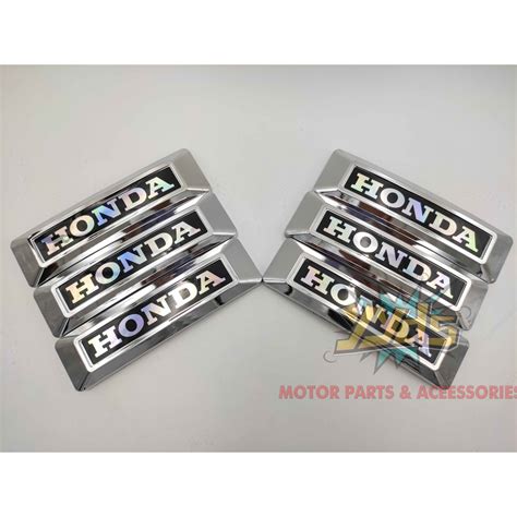 Tmx 155 Honda Emblem Black Chrome Shopee Philippines
