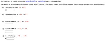 Solved You May Need To Use The Appropriate Appendix Table Or Chegg Com
