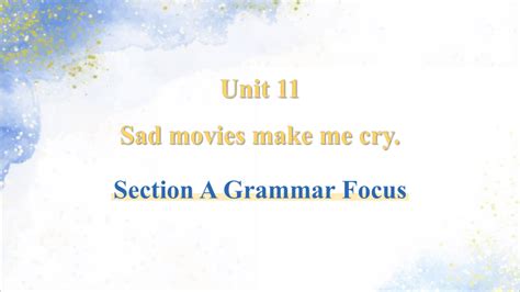 Unit 11 Section A Grammar Focus~4b 课件 共12张ppt 2024 2025学年人教新目标 Go For It 版英语九年级全册 21世纪教育网