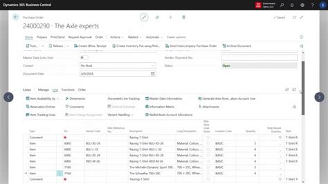 How To Set Up Master Data On Documents For Headers Footers And Lines