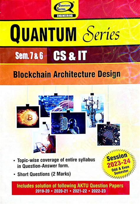 Quantum Series Blockchain Architecture Design 2023 24 Prastuti Books